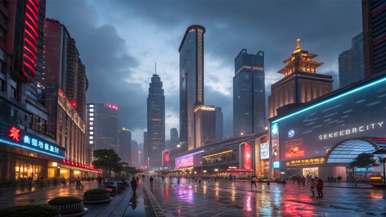 Chongqing, la Cyberpunk City futuriste qui illumine le cœur de la Chine